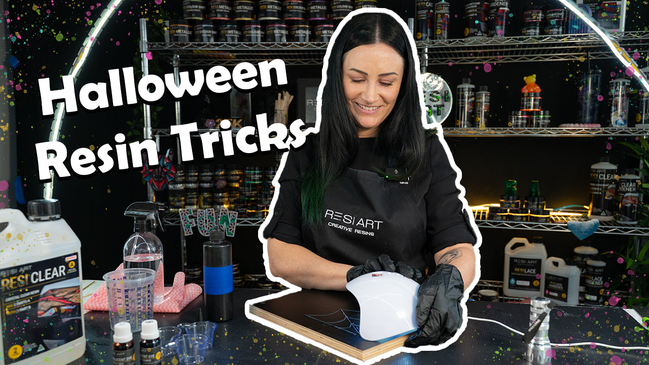 DIY Resin Spiderwebs With UV Resin 🕸️ – Resi Art