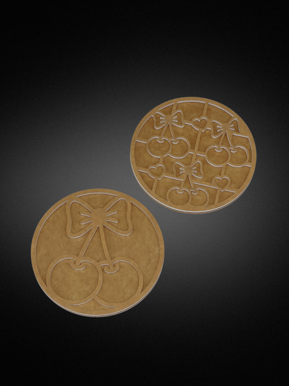 Cherry Coasters Template – Resi Art